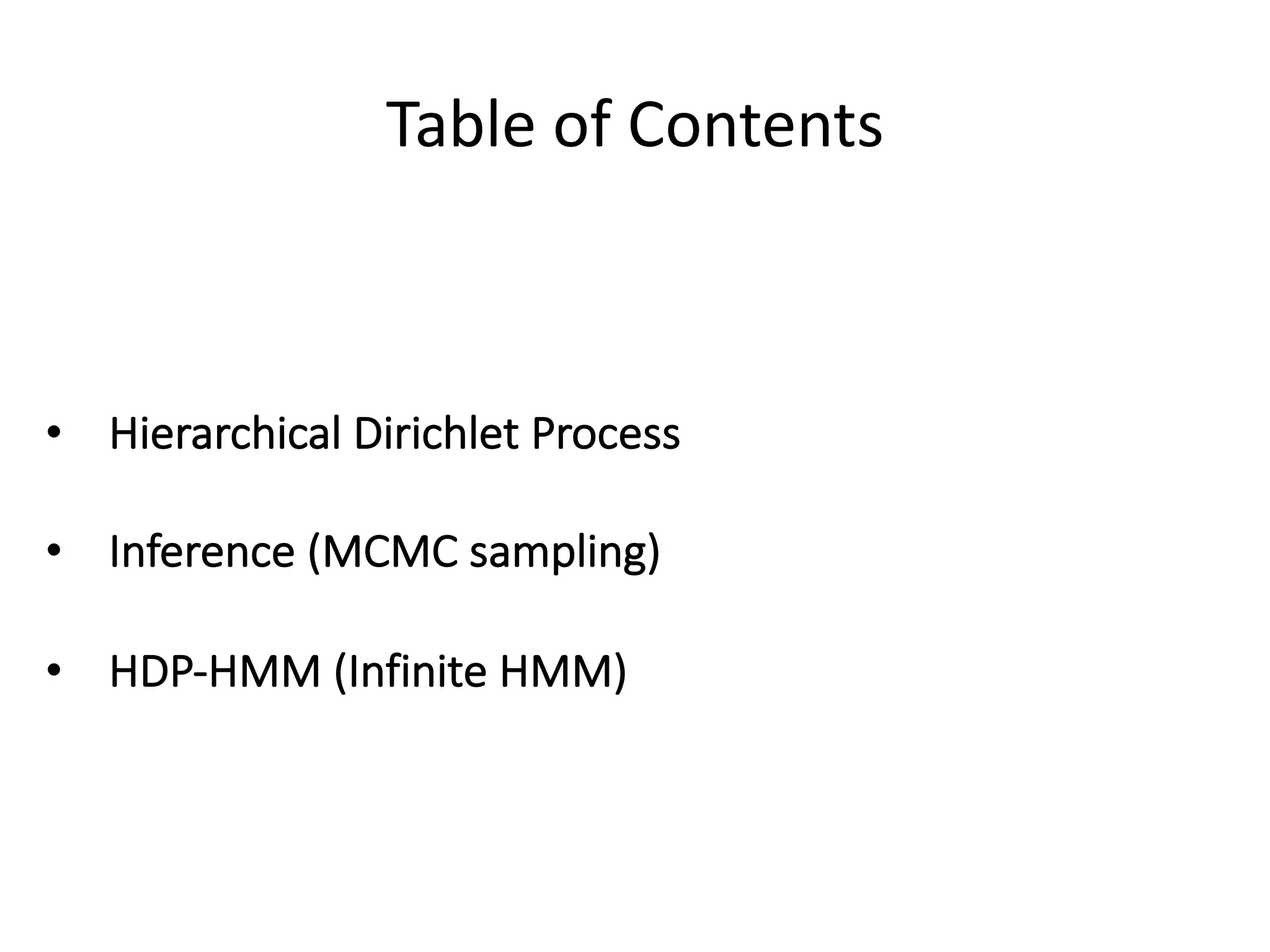 Hierarchical Dirichlet Process | PDF