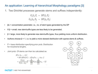 Dirichlet processes and Applications | PPTX