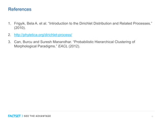 Dirichlet processes and Applications | PPTX