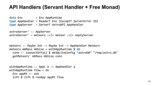 Hierarchical free monads and software design in fp | PPT