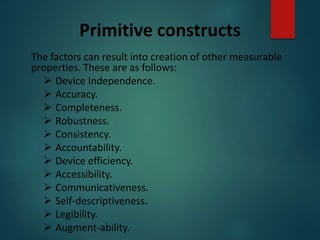Hierarchical models of software quality | PPTX