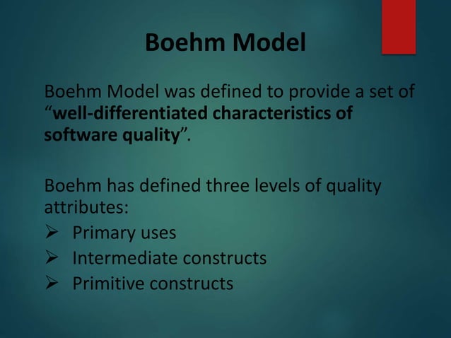 Hierarchical models of software quality | PPTX