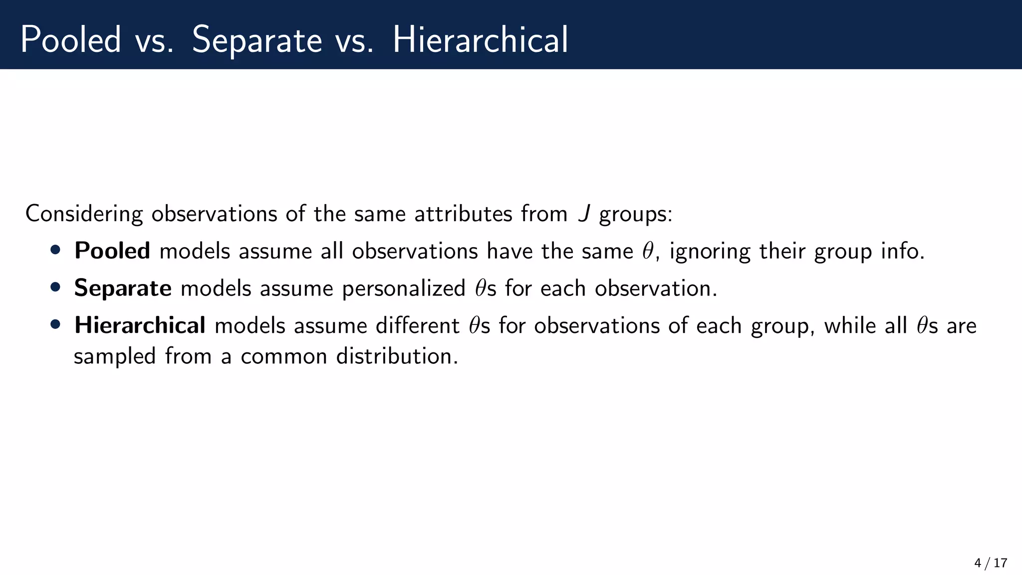 Bayesian Hierarchical Models | PPT Bayesian Hierarchical Models | PPT
