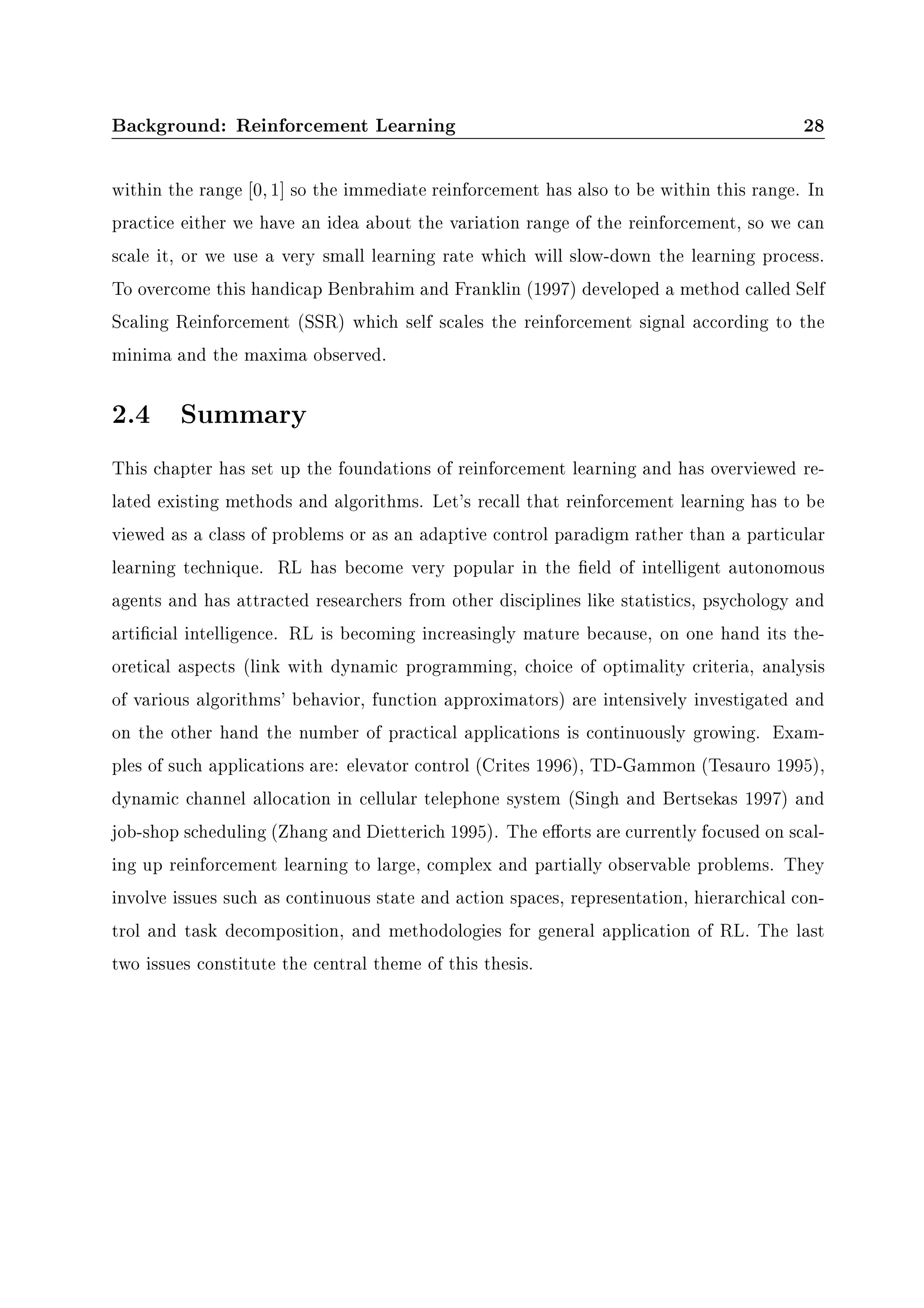 Hierarchical Problem Solving Using Reinforcement Learning Methodology And Methods Pdf