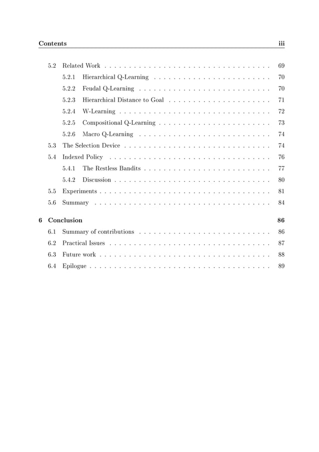 Hierarchical Problem Solving Using Reinforcement Learning Methodology