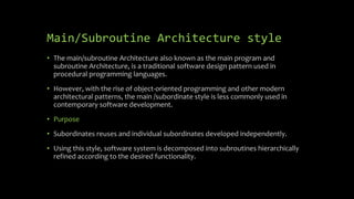 Hierarchical Software Architecture.pptx | Databases | Computer Software ...