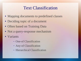 Hierarchical text classification | PPT