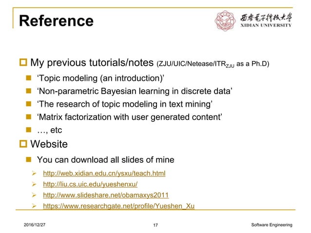 (Hierarchical) topic modeling | PPT