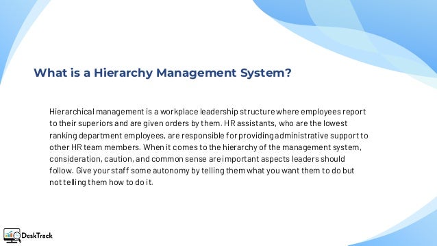 Hierarchy Management System Understanding Levels and How the Tools Work ...