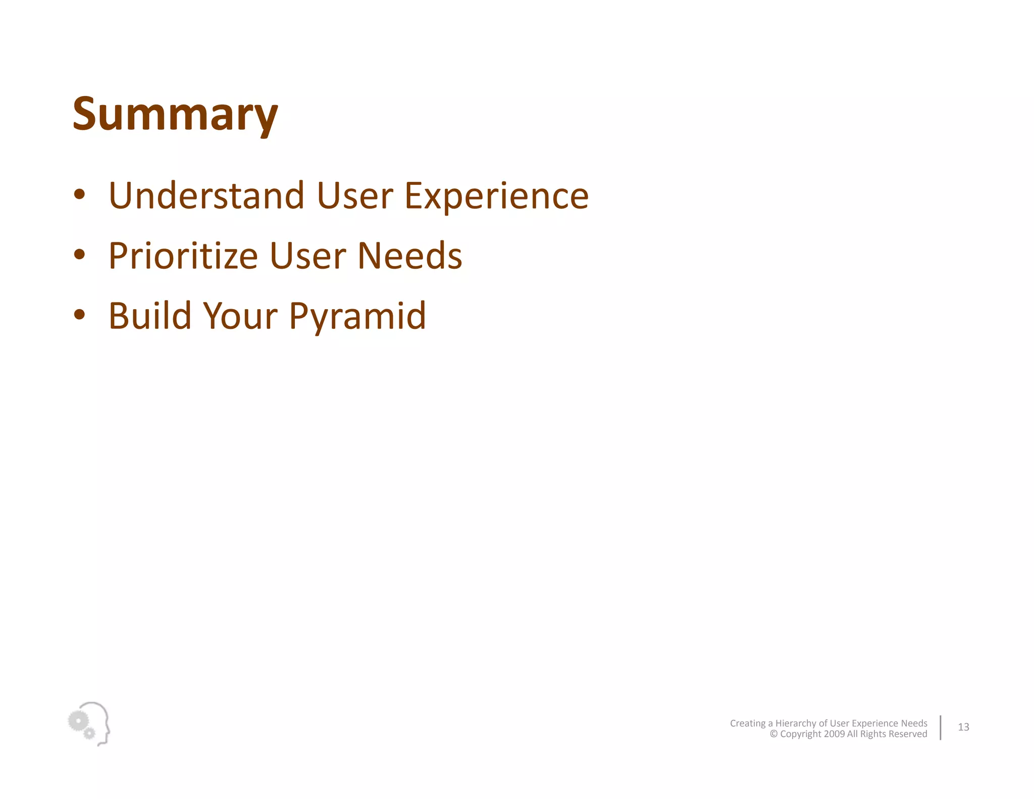 Hierarchy Of User Experience Needs | PPT