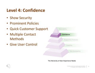 Hierarchy Of User Experience Needs | PDF
