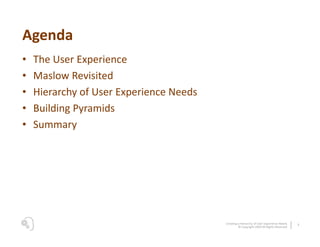 Hierarchy Of User Experience Needs | PDF