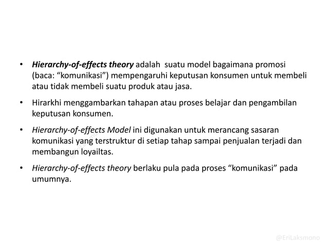 Hierarchy of Effect masih ok ? | PDF