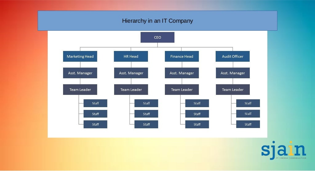 Hierarchy in it company