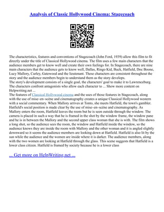 Hierarchy In Stagecoach | PDF