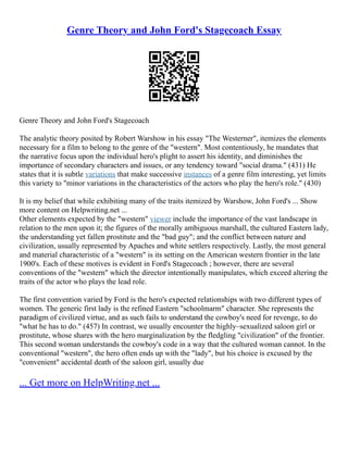 Hierarchy In Stagecoach | PDF