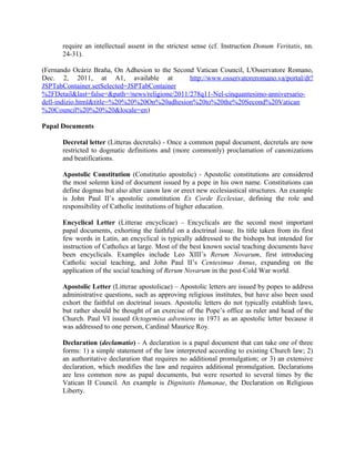 Hierarchy of church documents | DOC