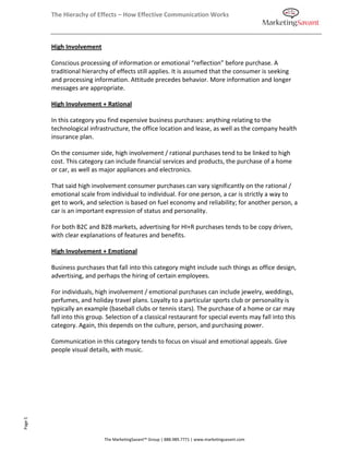 Hierarchy of effects_briefing_paper | PDF
