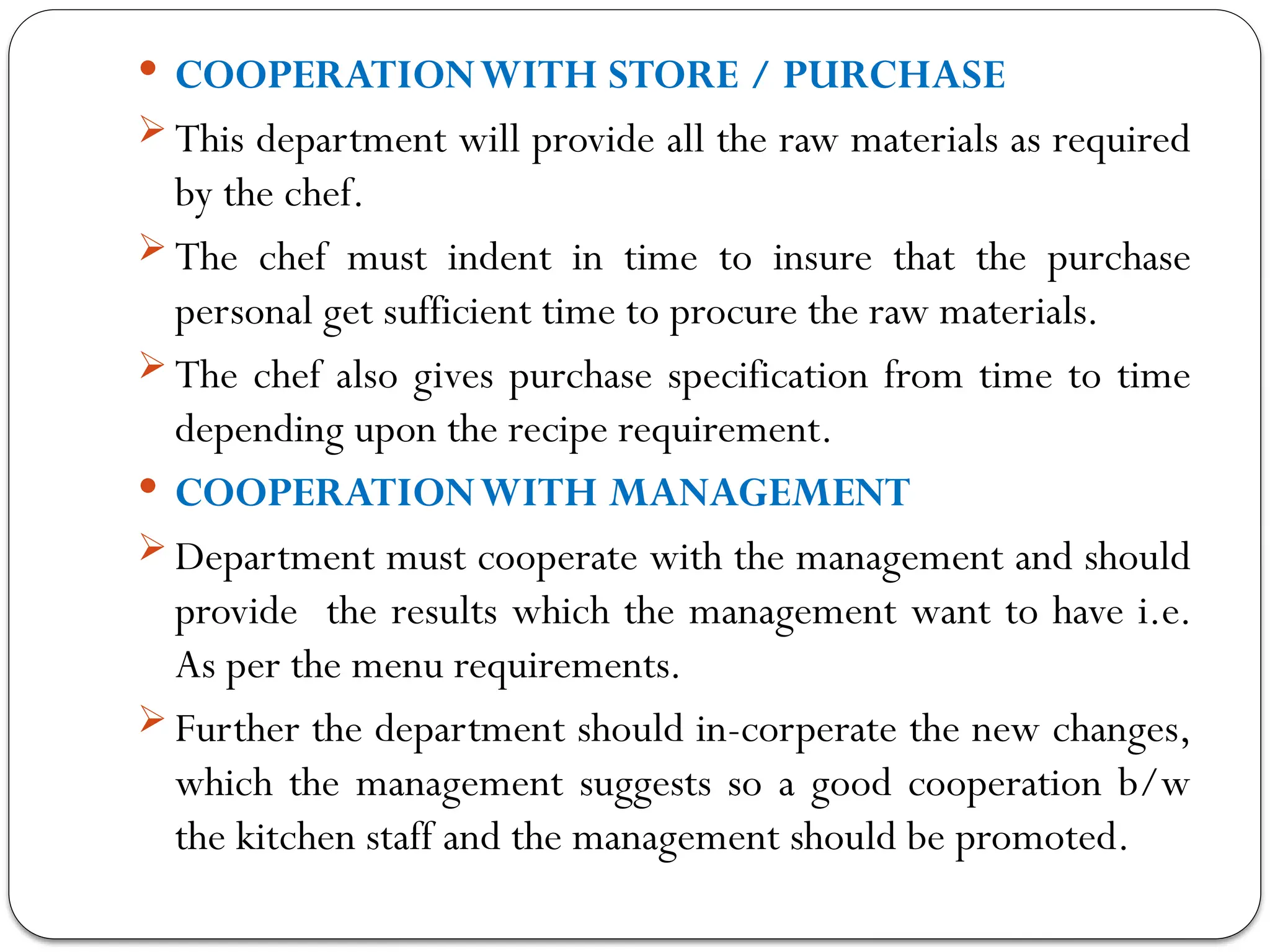 Classical Brigade (kitchen hierarchy) abc | PPTX