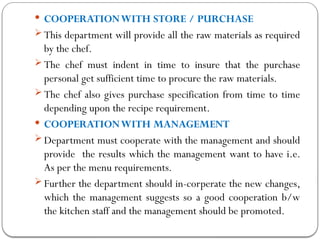 Classical Brigade (kitchen hierarchy) abc | PPTX