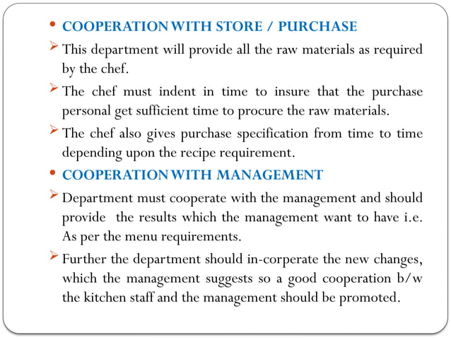 Classical Brigade (kitchen hierarchy) abc | PPTX