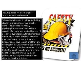 Hierarchy of needs | PPT