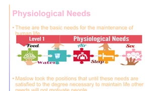 Hierarchy of needs theory | PPT