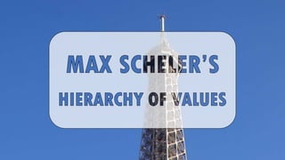 Hierarchy of Values (Max Scheler).pptx