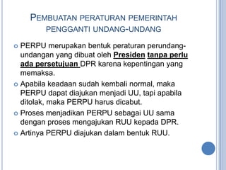Hierarki peraturan perundang undangan | PPTX