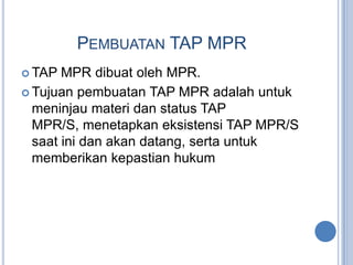 Hierarki peraturan perundang undangan | PPTX