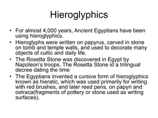 Hieroglyphics | PPT
