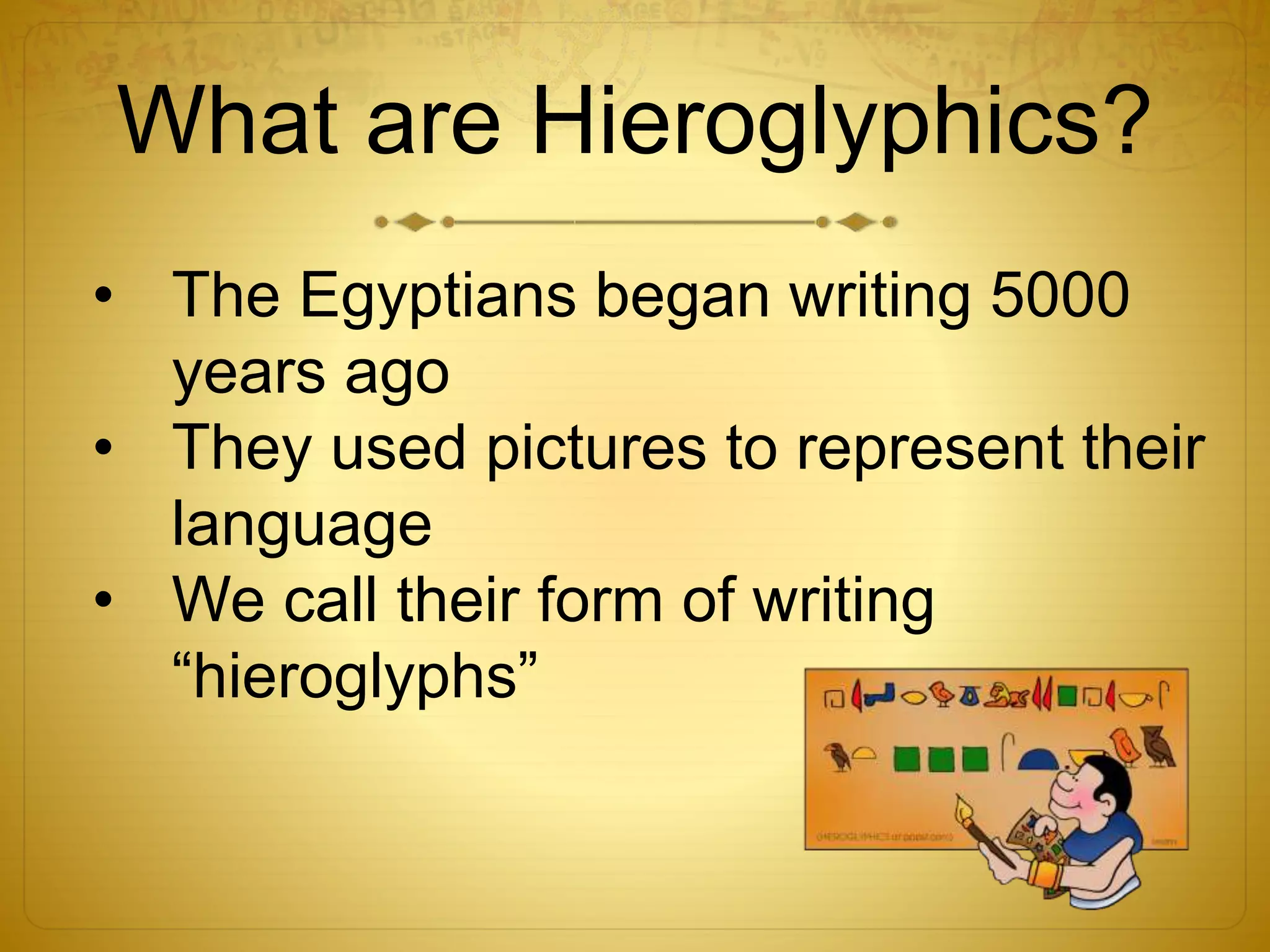 Hieroglyphics | PPTX