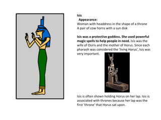 Hieroglyphics and gods ppt | PPT