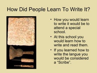 Hieroglyphics Grade 7 Student Work | PPT