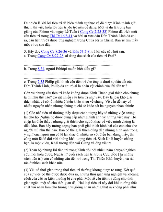 Hieu biet kinh thanh | PDF