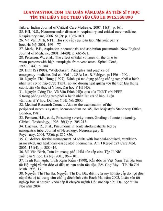 Hieu qua cua thong khi nhan tao o benh nhan bi ran cap nia can co suy ho hap | PDF