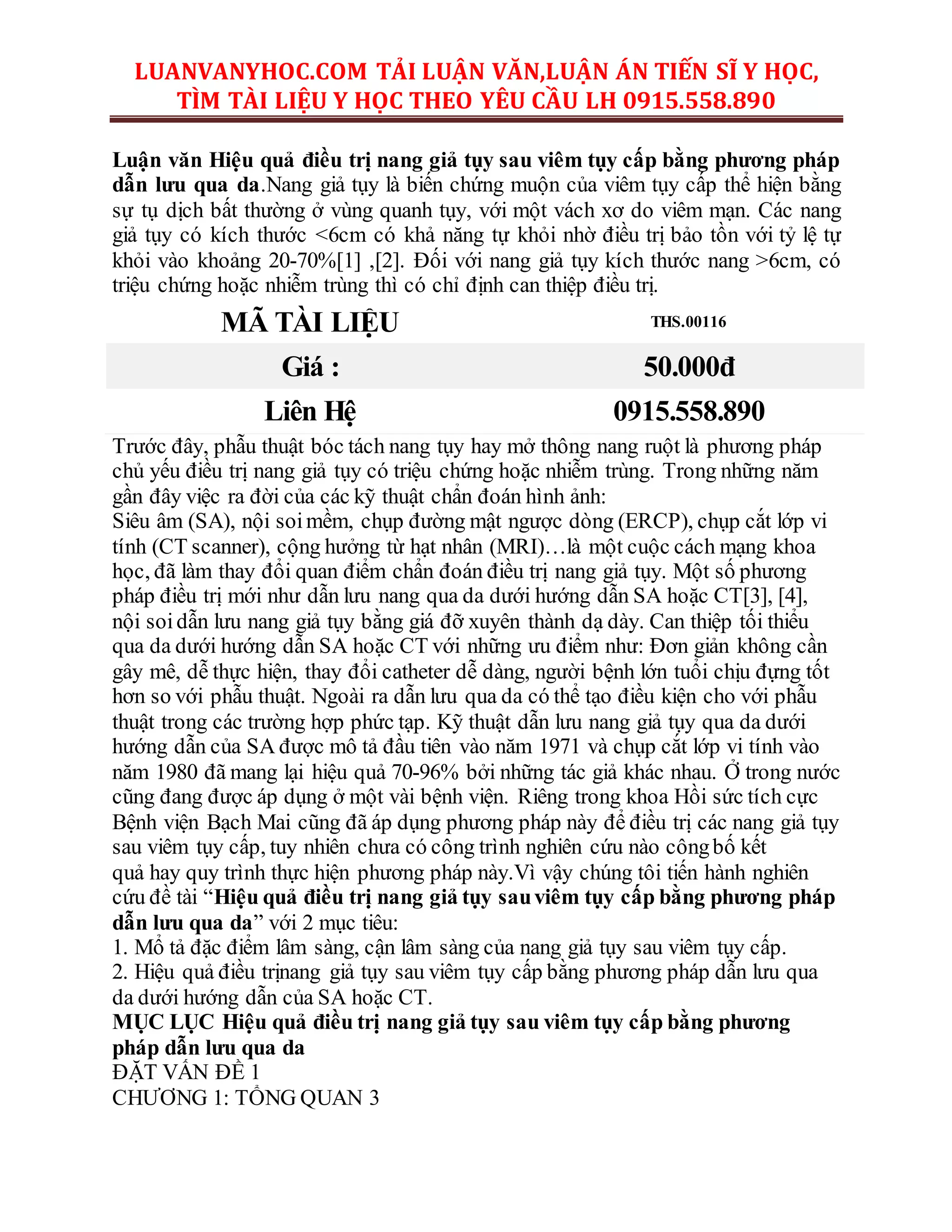 Hieu qua dieu tri nang gia tuy sau viem tuy cap bang phuong phap dan luu qua da | PDF