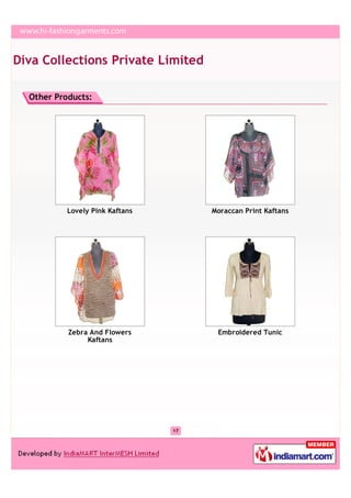 Diva Collections Private Limited, Gurgaon, Fantasy Dresses | PDF