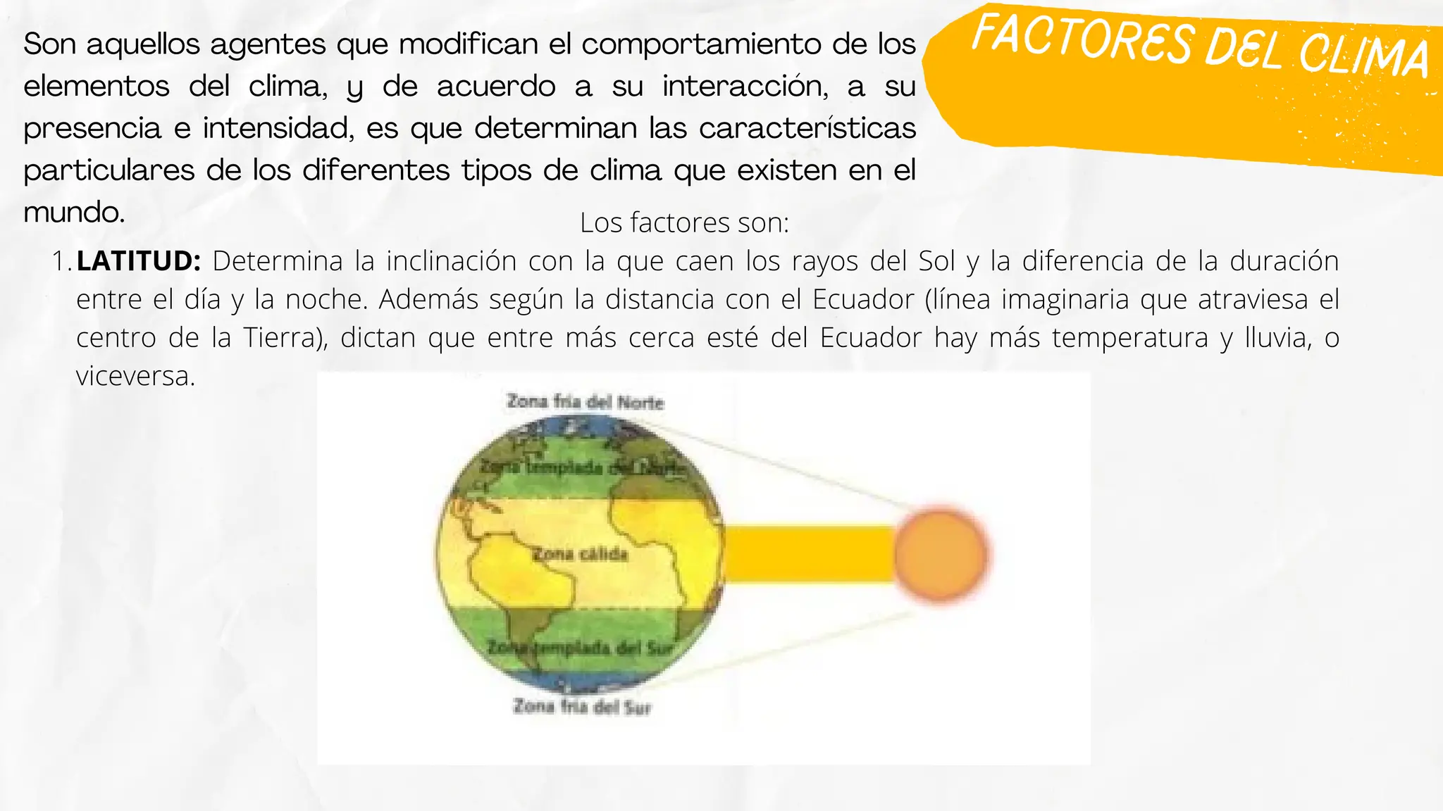 Clima y tiempo. Elementos y factores de clima | PDF
