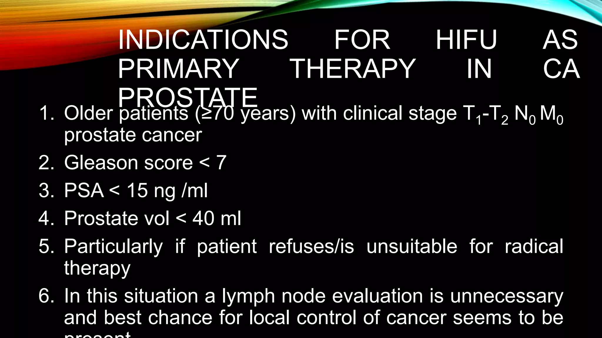 High intensity Focused Ultrasound / HIFU | PPTX