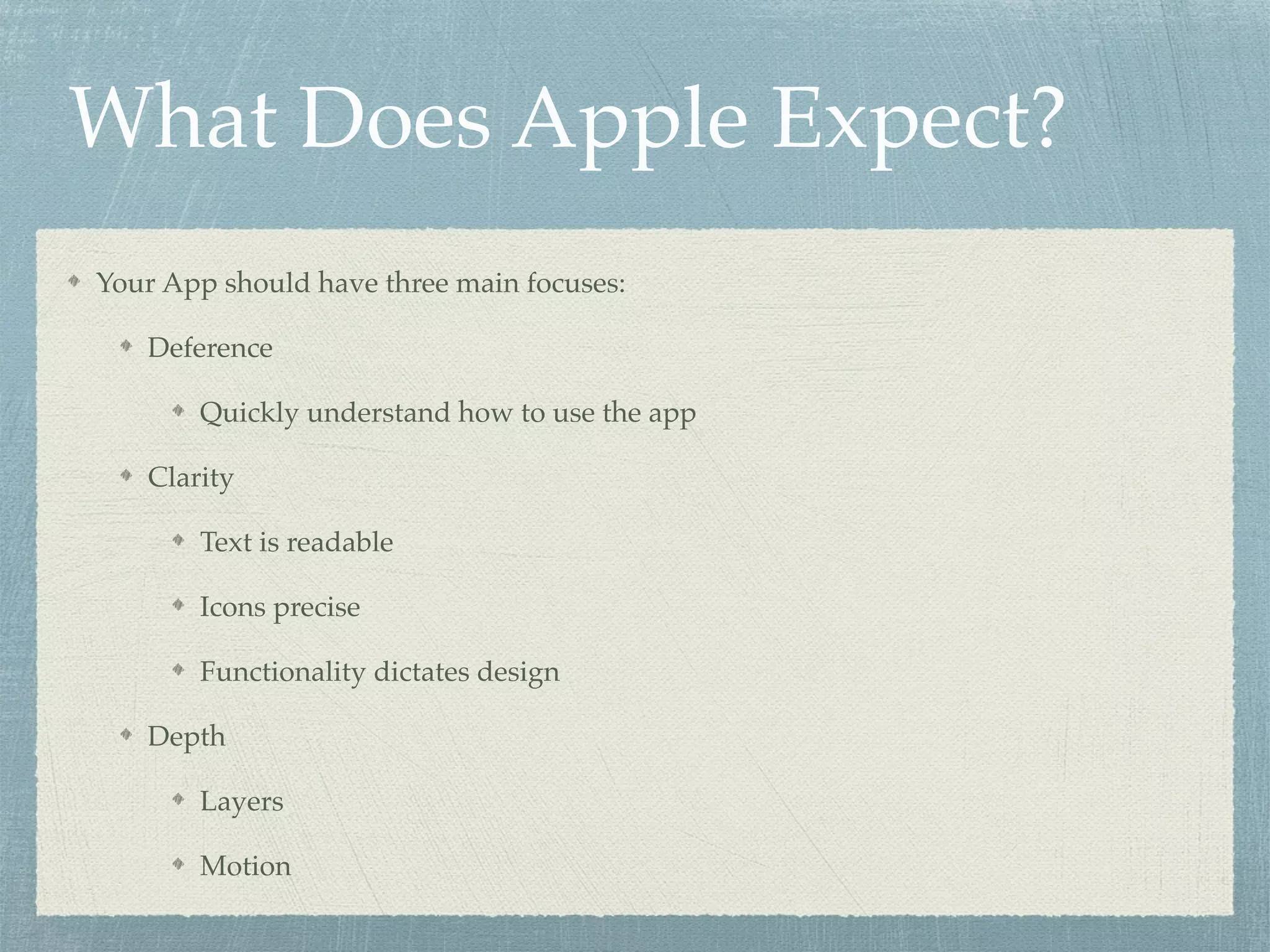 Human Interface Guidelines: For Dummies - Open West | PPT