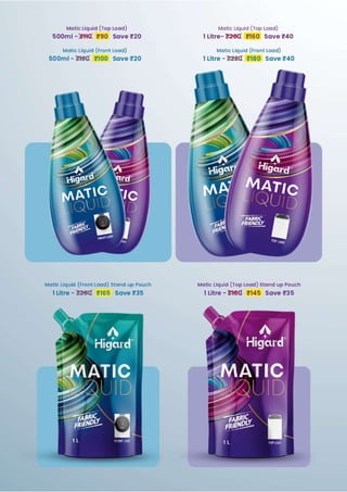 Higard Matic Liquid And Fabric Conditioner Price list | PDF