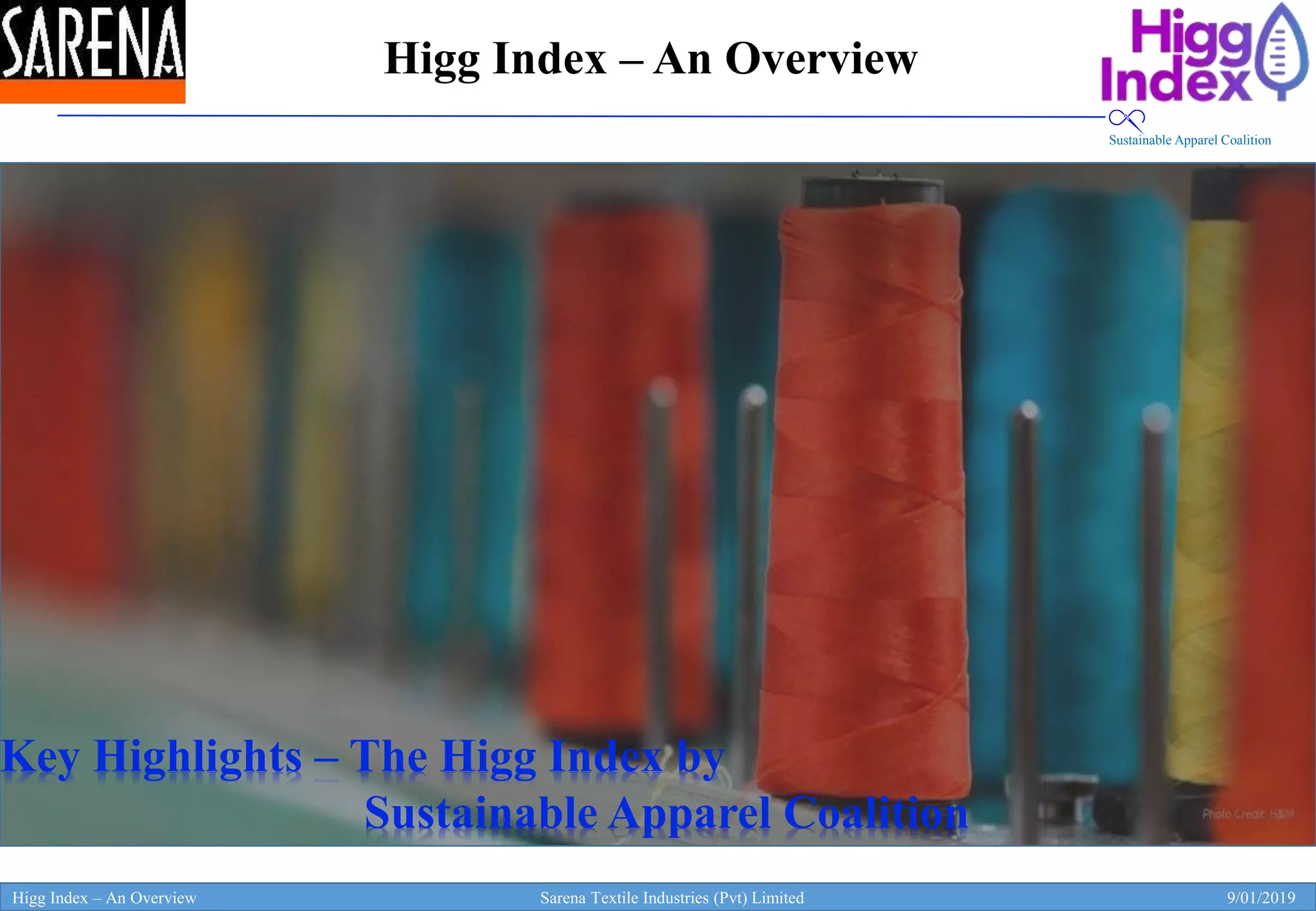 Higg index an introduction | PPTX
