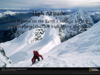 High Altitude Environments | PPT | Geography | Science