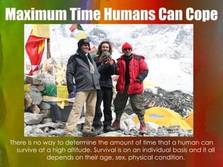 High Altitude Extreme Environment | PPT