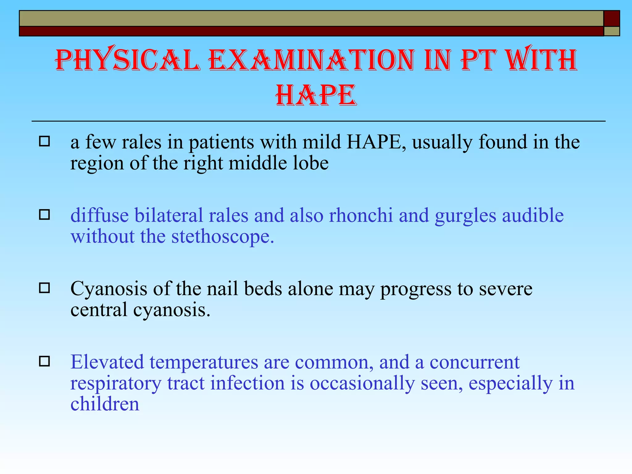 High altitude medicine | PPT