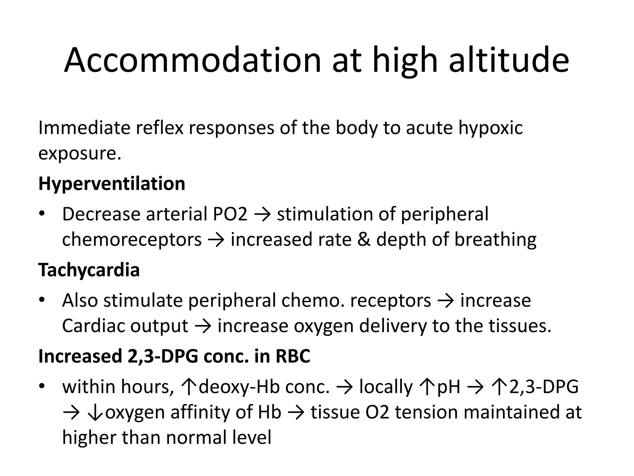 HIGH ALTITUDE PHYSIOLOGY | PPTX