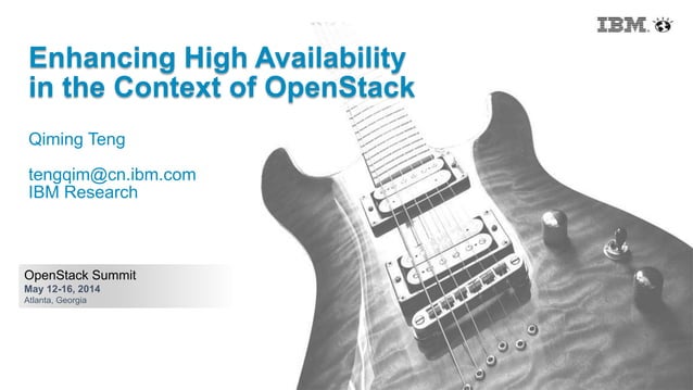 High Availability in OpenStack Cloud | PPT