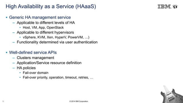 High Availability in OpenStack Cloud | PPT