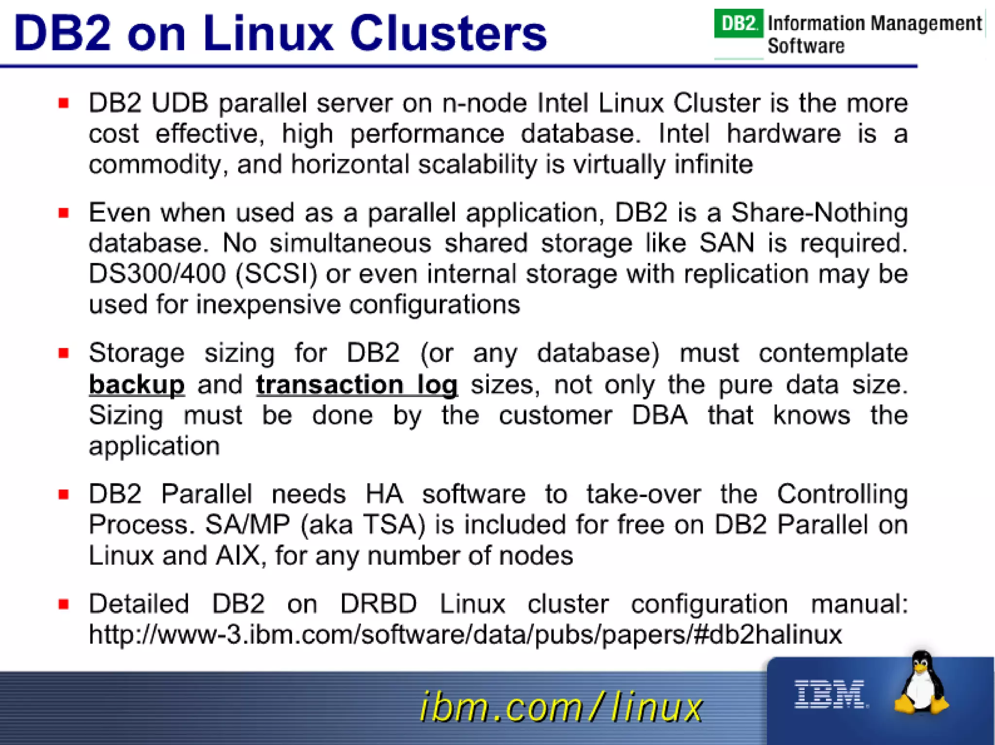 High Availability Linux Clusters | PPT